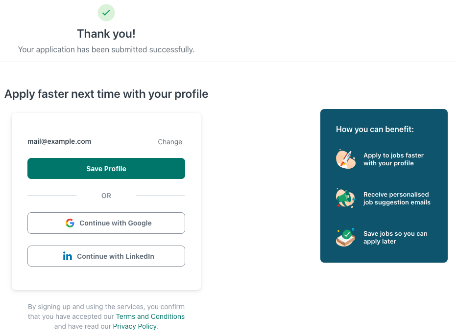 Creating a Job Seeker profile – Workable Job Seekers Help